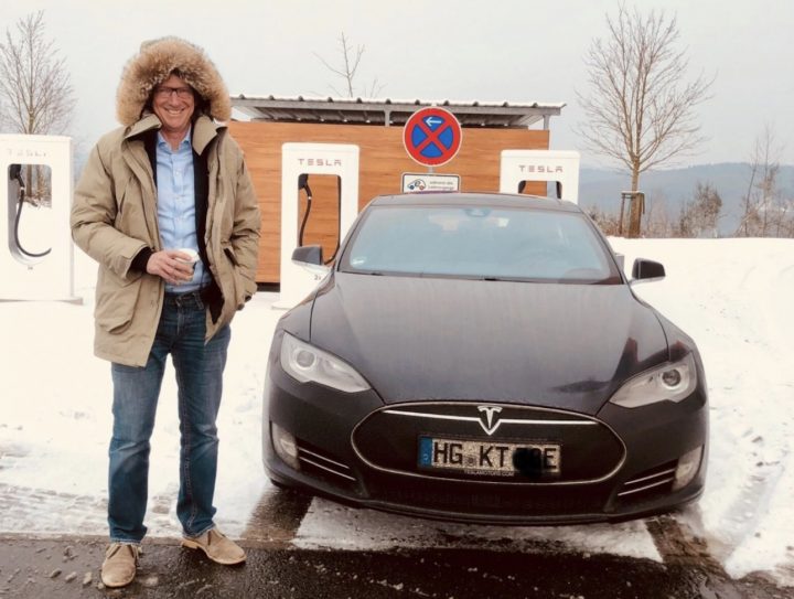 Former Opel CEO Karl-Thomas Neumann with Tesla Model S | GM Authority Former Opel CEO Karl-Thomas Neumann with Tesla Model S | GM Authority