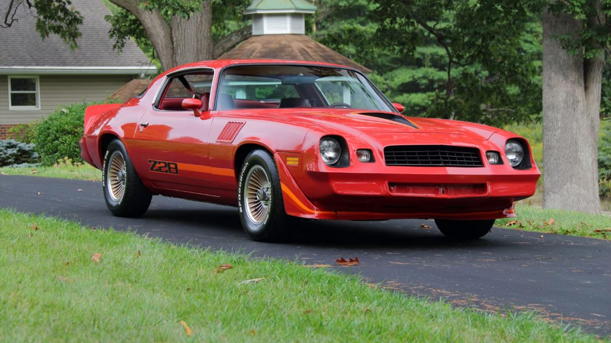 Bright Red 1979 Chevy Camaro Z 28 Headed To Mecum Kissimmee